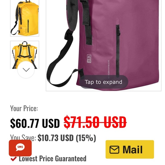 Bags | Stormtech Waterproof Backpack | Poshmark